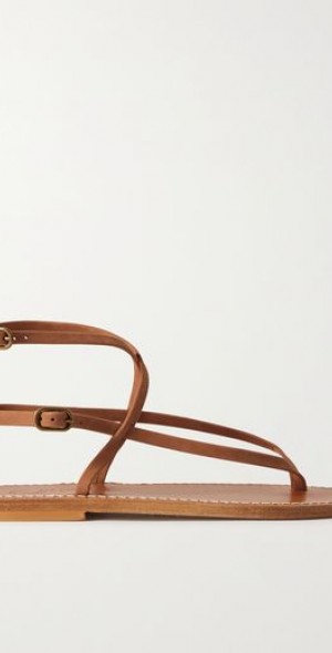 K JACQUES ST TROPEZ - Abako leather sandals