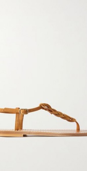 K JACQUES ST TROPEZ - Lemovis woven suede sandals