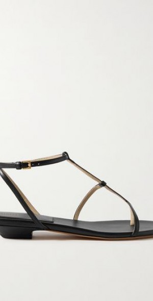 KHAITE - Jones leather sandals