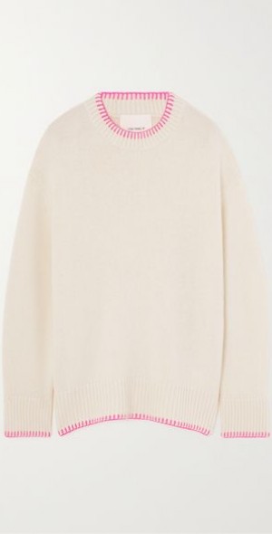 LISA YANG - Agatha whipstitched cashmere sweater
