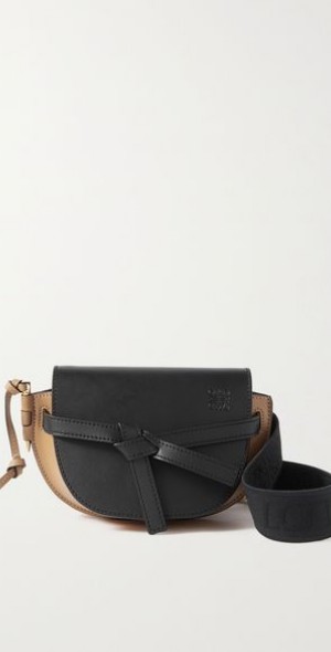 LOEWE - Gate Dual mini two-tone leather shoulder bag