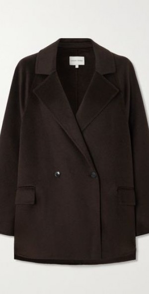 LOULOU STUDIO - Gary double-breasted wool-blend coat