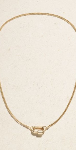 MARLA AARON - Chubby Baby Lock 14-karat gold necklace