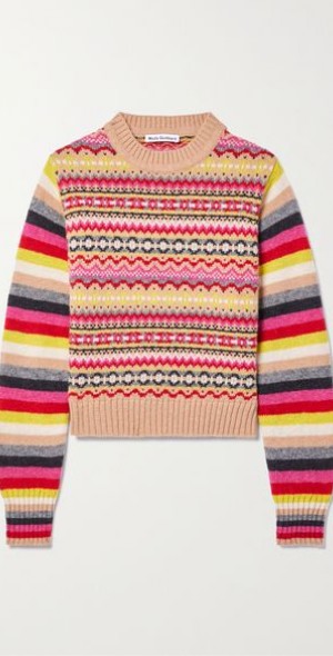 MOLLY GODDARD - Charlie Fair Isle wool sweater