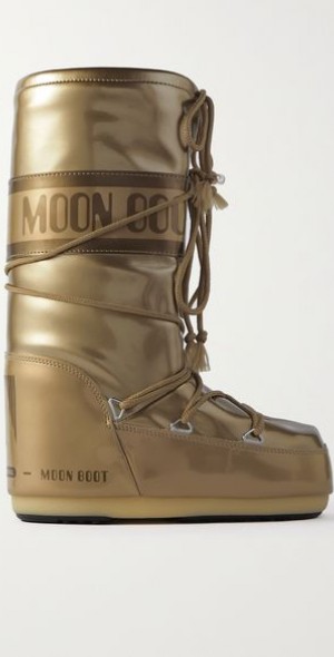 MOON BOOT - Icon metallic vinyl boots