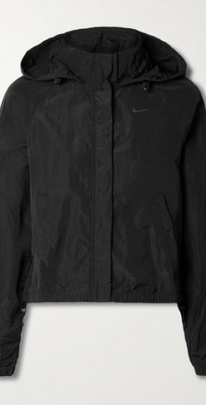 NIKE - Run Division cropped ripstop jacket