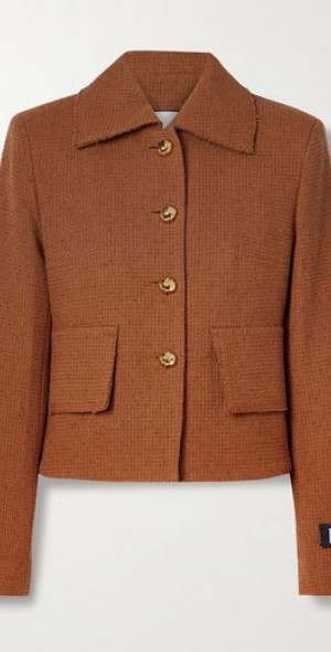 PATOU - Wool-blend tweed jacket