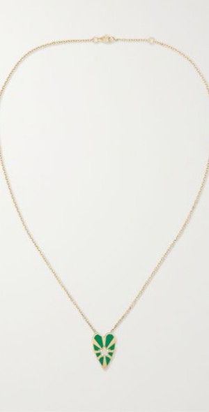 SALAMA KHALFAN - Calliope Starburst 18-karat gold, enamel and diamond ...