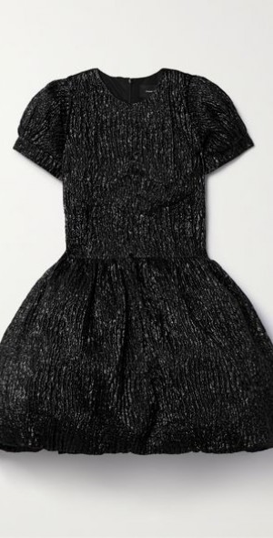 SIMONE ROCHA - Metallic cloqué mini dress