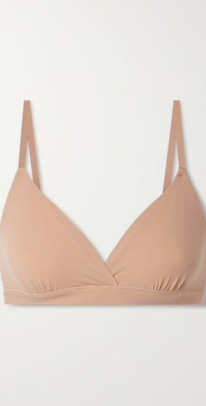 SKIMS - Fits Everybody Crossover bralette - Ochre