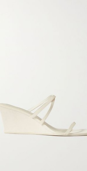 ST. AGNI - + NET SUSTAIN wedge sandals