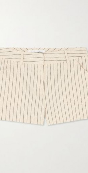 THE FRANKIE SHOP - Kate pinstriped twill shorts