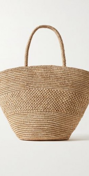 THE ROW - Emilie large raffia tote