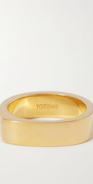 TOTEME - Signature gold-tone ring