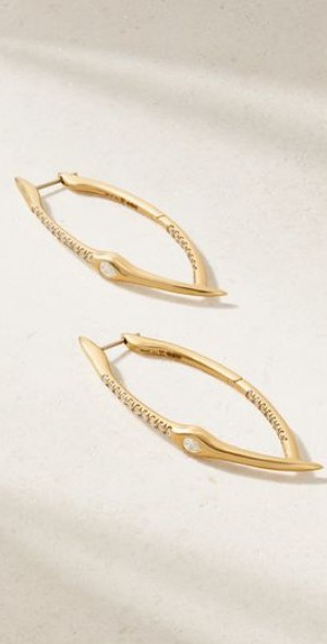 UNIFORM OBJECT - Axle 18-karat gold diamond earrings