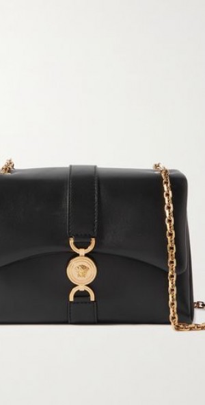 VERSACE - Kleio leather shoulder bag