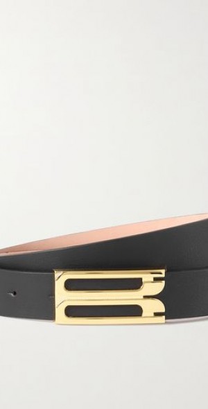 VICTORIA BECKHAM - Frame leather belt