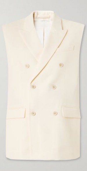 WARDROBE.NYC - Double-breasted wool vest