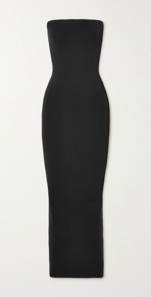 WOLFORD - Fatal strapless stretch-jersey maxi dress