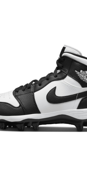 Jordan - Men's 1 Mid TD Football Cleat in White | FJ6805-100