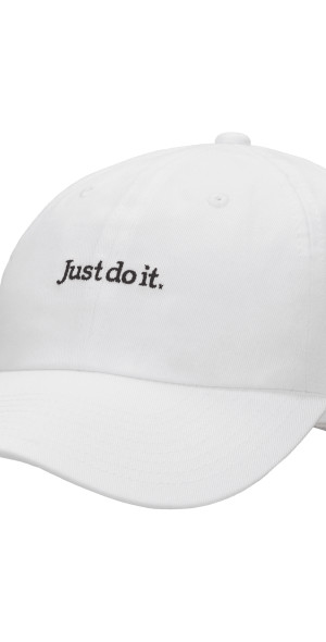 Nike - Unisex Club Unstructured JDI Cap in White | FB5370-100