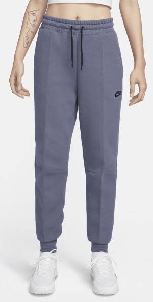 Nike - Women's Sportswear Tech Fleece Mid-Rise Jogger Pants in Grey ...