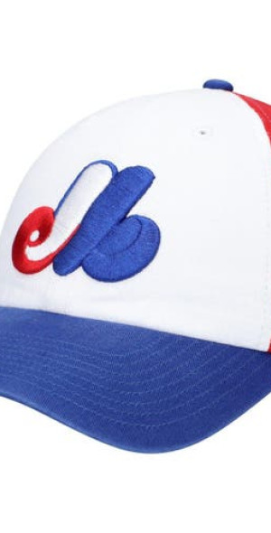 '47 - Men's White Montreal Expos Logo Cooperstown Collection Clean Up ...