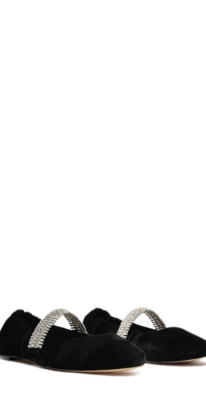 Alexandre Birman - Camila Ballerina Flat in Black