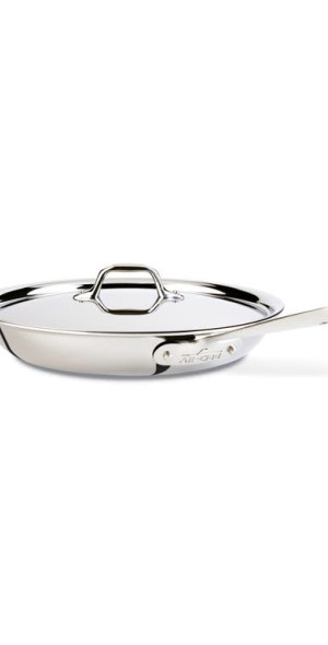 All-Clad - D3 12-Inch Stainless Steel Fry Pan with Lid