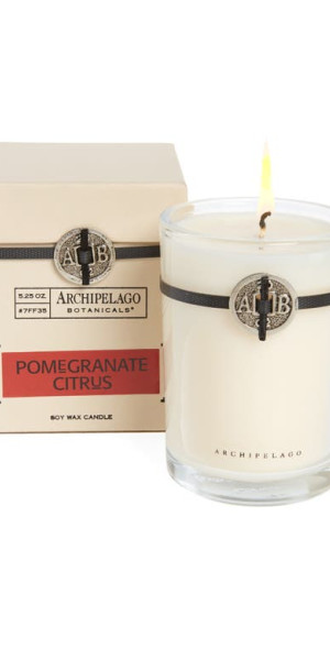 Archipelago Botanicals - Signature Soy Wax Candle in Pomegranate Citrus