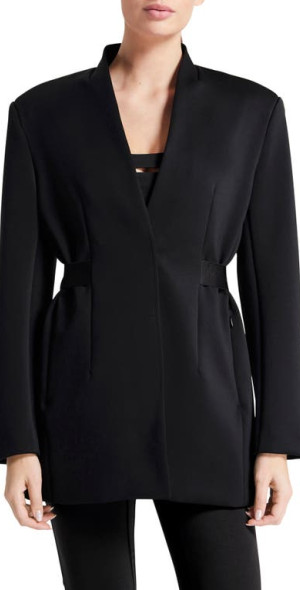 BANDIER - Sport Logo Blazer in Black at Nordstrom