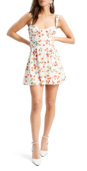Bardot - Reya Floral Minidress in Painterly Floral