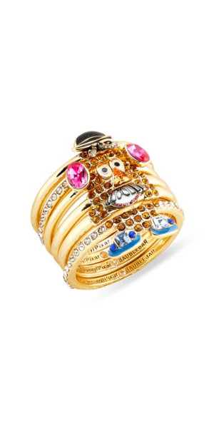 BaubleBar - Disney Pixar Mr. Potato Head Set of 6 Stacking Rings in ...
