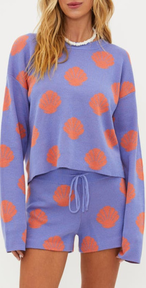 Beach Riot - Beach Shell Cover-Up Sweater in Siren Shells at Nordstrom