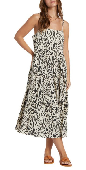 Billabong - ' Summer Side Collection La Cala Tiered Midi Sundress in ...