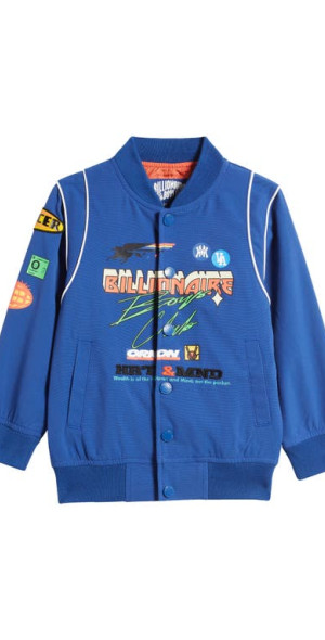 Billionaire Boys Club - Kids' Jupiter Bomber Jacket in Monaco Blue