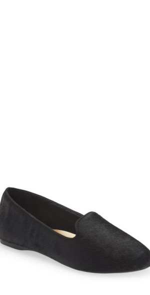 Birdies - Blackbird Genuine Calf Hair Loafer in Black Calf Hair at ...