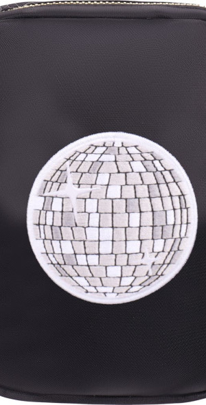 Bloc Bags - Mini Disco Ball Cosmetics Bag in Black at Nordstrom