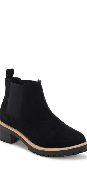 Blondo - Mayes Waterproof Chelsea Boot in Black Suede