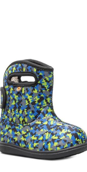 Bogs - Baby II Digital Maze Insulated Waterproof Boot in Black Multi at ...