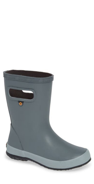 Bogs - Skipper Solid Waterproof Rain Boot in Gray
