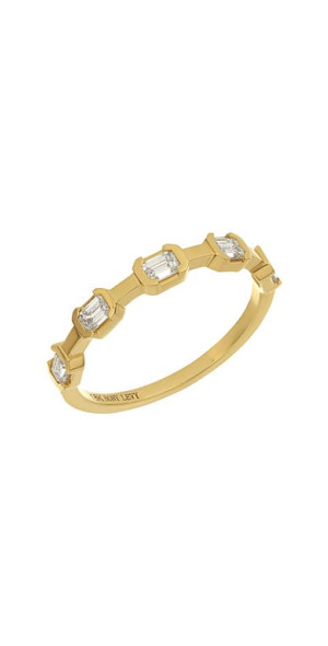 Bony Levy - Varda Stackable Diamond Ring in 18K Yellow Gold at Nordstrom