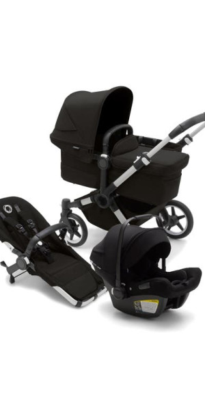 Bugaboo - Donkey 5 Mono Stroller with Bassinet & Turtle Air by Nuna Car ...