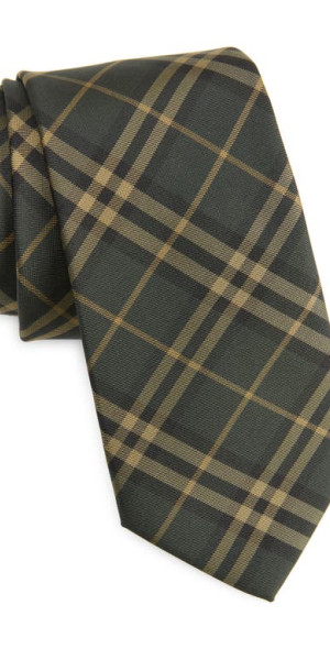 burberry - Check Silk Tie in Shadow Ip Check at Nordstrom