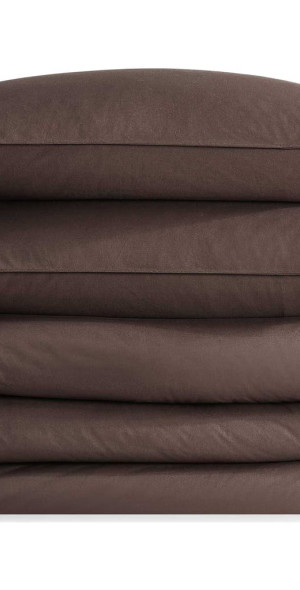 Calvin Klein - Washed Percale Duvet Cover & Sham Set in Earth at Nordstrom