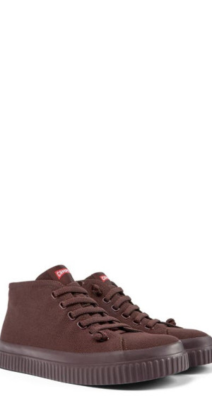 Camper - Peu Roda High Top Sneaker in Burgundy