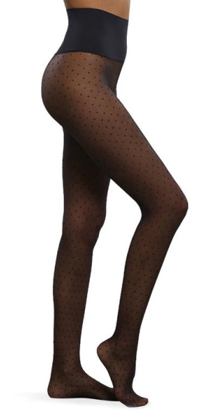Commando - Chic Dot Sheer Tights in Black at Nordstrom