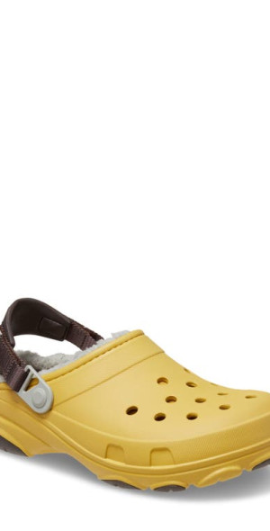 CROCS - All-Terrain Faux Fur Lined Clog in Desert Grass