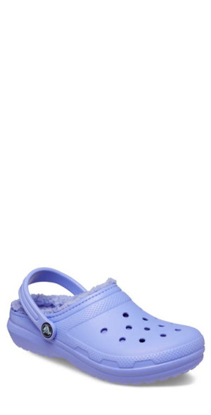 CROCS - Kids' Classic Lined Clog in Digital Violet