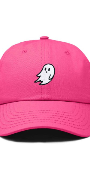 Dalix - Ghost Embroidered Low Crown Cap in Hot Pink at Nordstrom